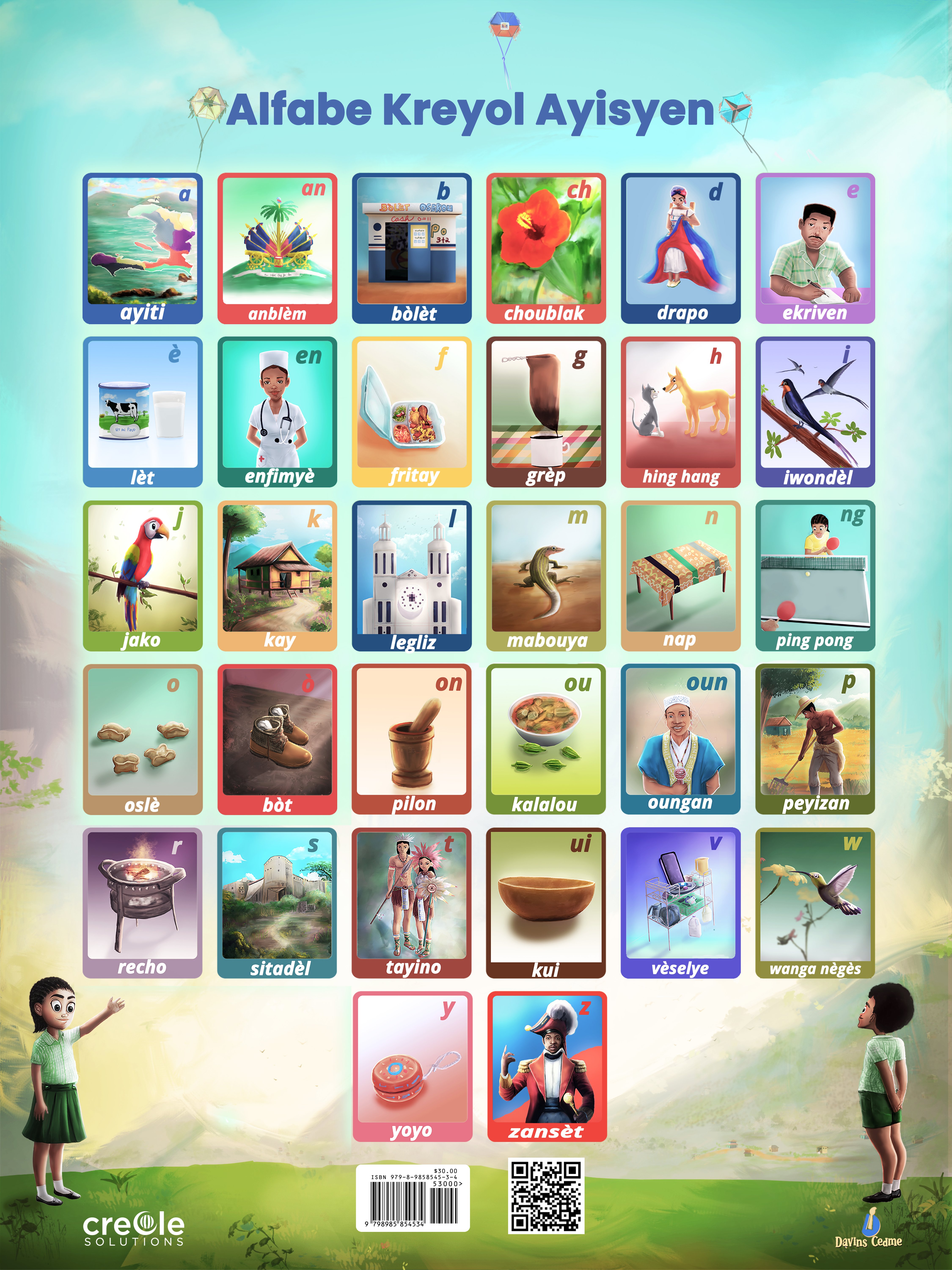 Haitian Creole Alphabet Poster | Creole Solutions